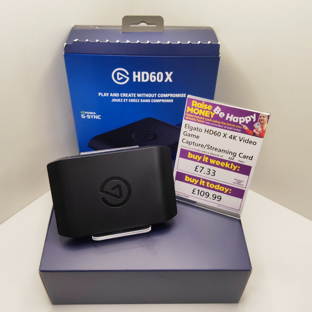 Used Elgato HD60 X 4K Video Game Capture/Streaming Card - Own4Less